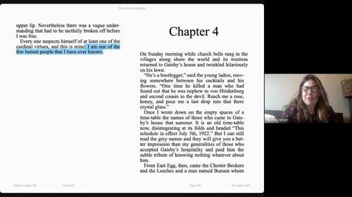 Great Gatsby Guided Reading | Close Reading & Literary Analysis Ch 4 Part 1