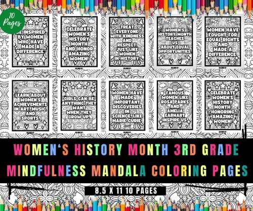 Women's History Month Posters Craft 3rd Grade, Craft Coloring Sheets ...
