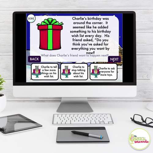 NO PRINT Winter Social Skills Language Activities Pack by The Speech ...