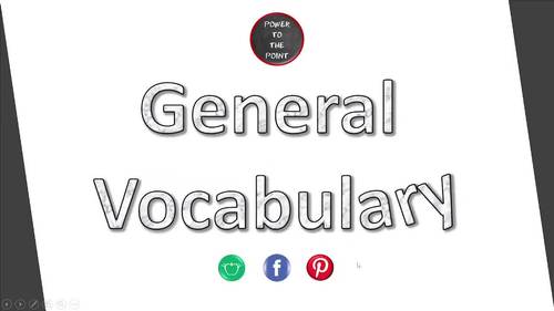 Huge Vocabulary Collection - 350 Words About Everything! by Power to ...