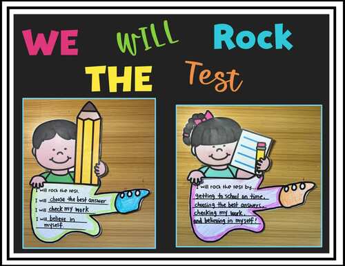 We Will Rock the Test Bulletin Board Idea Test Motivation by Inside ...