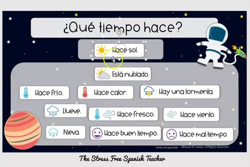 Spanish Morning Messages Mensajes de la Manana EL TIEMPO Space Theme