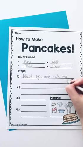 Procedure Writing Worksheets How To Writing Worksheets Writing Prompts