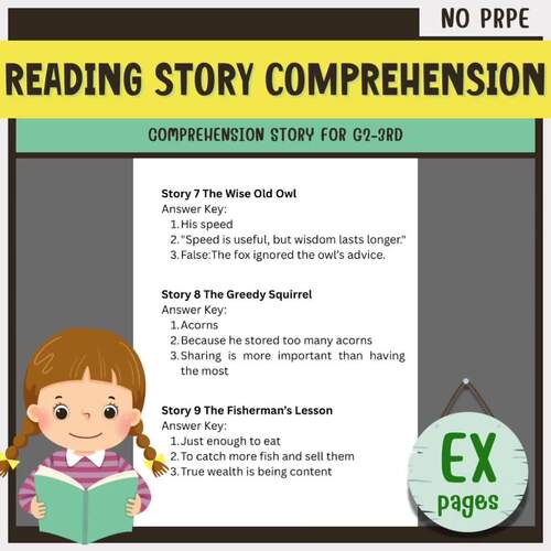 10 Engaging Fables with Reading Comprehension Questions | 2nd-3rd Grade