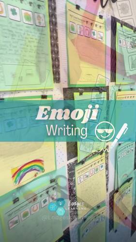 St. Patrick's Day Emoji Short Paragraph Writing Activity & Art 3rd, 4th ...