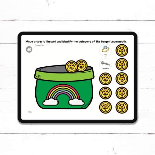 St. Patrick's Day Speech Therapy Fill The Pot Articulation Language ...