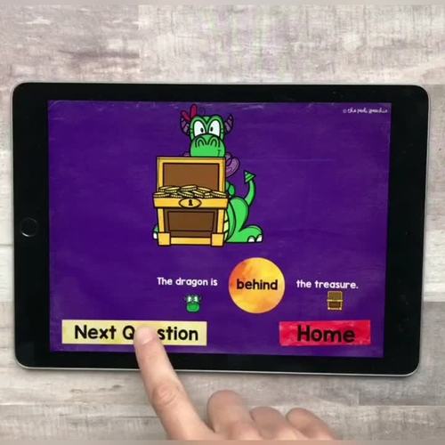 Prepositions Speech Therapy | Basic Concepts | Distance Learning Speech ...