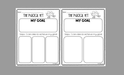 The Magical Yet Book Companion Activities | Growth Mindset SEL | No Prep