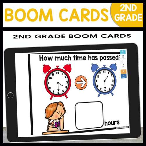 Elapsed Time Game Boom Cards | Elapsed Time Activity | TPT