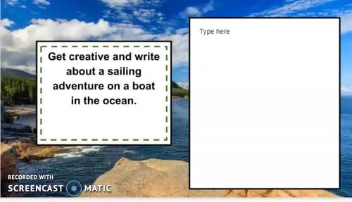 3rd 4th 5th grade Writing Prompts Summertime Google Slides Summer ...