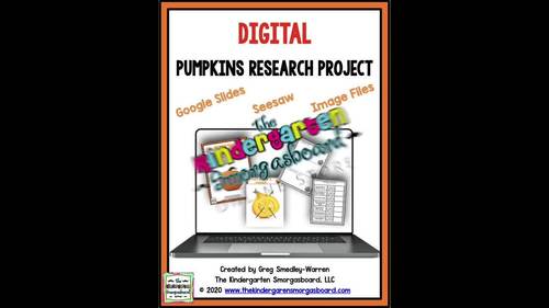 Digital Pumpkins Research Project by Kindergarten Smorgasboard | TPT