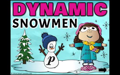 Snowman Music Dynamic Game: Winter Music Game: Winter Dynamics Game ...