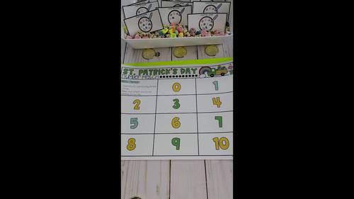 St. Patrick's Day Math Activities, Counting Number Mats | TPT