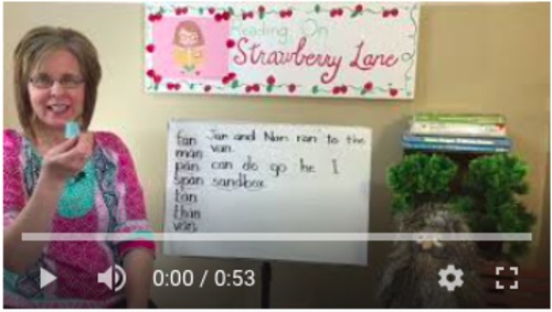 VIDEO: Reading: Set 1. Lesson 6. Word Family Pattern -an | TpT