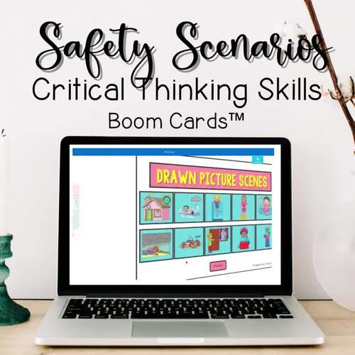Safety Social Skills Scenes No Prep Speech Therapy Boom Cards | TPT