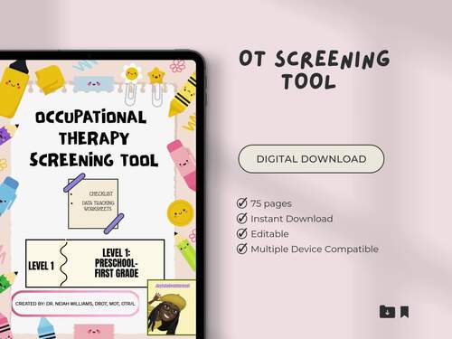 Pediatric OT Screening Tool: School-Based Occupational Therapy ...
