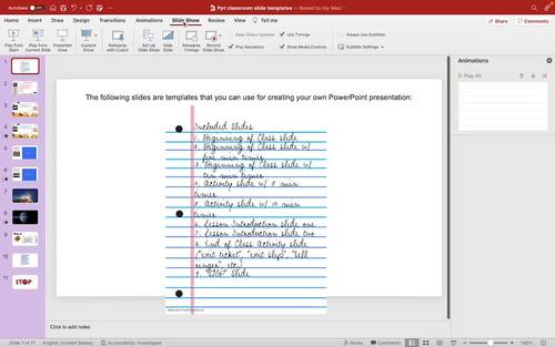 Classroom PowerPoint Template | Morning Work | Bell Ringer | Exit Ticket