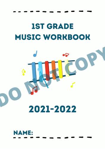 1st Grade Music Workbook by CoffeeSingTeachRepeat | TPT