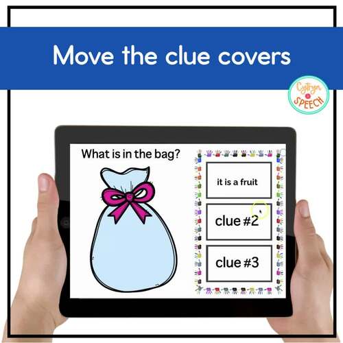 Describing Boom Cards™ Kindergarten and Grade 1 by Cytryn Speech