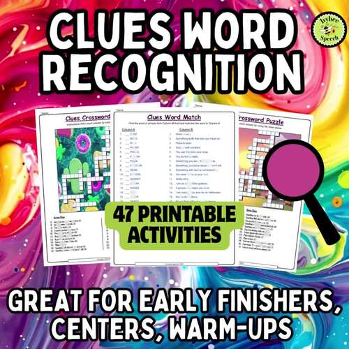 Inferencing Crosswords & Vocabulary Puzzles Using Simple Clues by ...