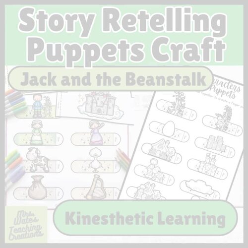 Jack and the Beanstalk Story Retelling Puppets | Fairy Tale Sequencing ...