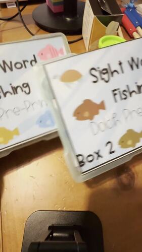 Sight Word Fishing Game by A Teacher's Life For Me | TPT
