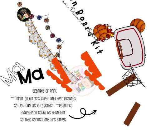 March Basketball Bulletin Board KitSlam Dunk into Spring Board Decor ...