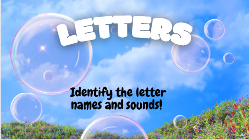 VIDEO - Letter Names and Sounds Practice - Bubbles by Creating Learning ...