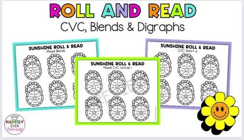 End of the Year Summer Roll & Read Fluency Practice Games | CVC ...