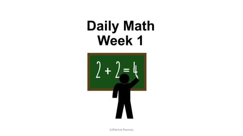 Daily Math Review Enrichment, Bellringer, Warm Up Year Long 1st 2nd 3rd ...