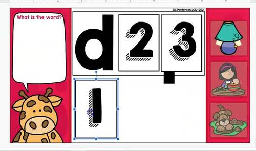 Blending Short I CVC Words (Made for Google Slides™ and Powerpoint}