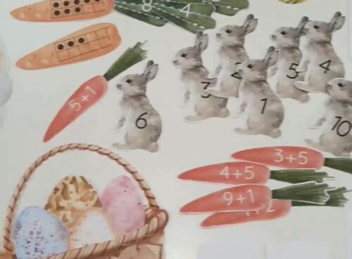 Easter Activity Pack, Puzzles, Bunny Count and Clip Cards, Carrot Ten ...