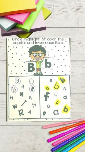 Alphabet Search and Find by The Kinder Korner | TPT