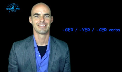 French lesson on -GER / -CER / -YER verbs by Myfrenchtutor | TPT