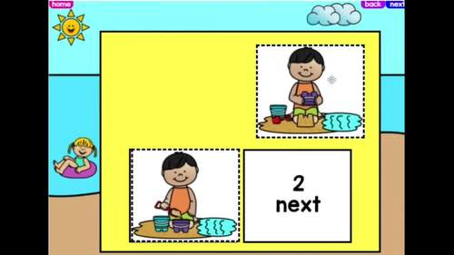 Sequencing stories with pictures Summer activities boom cards|Sequence ...