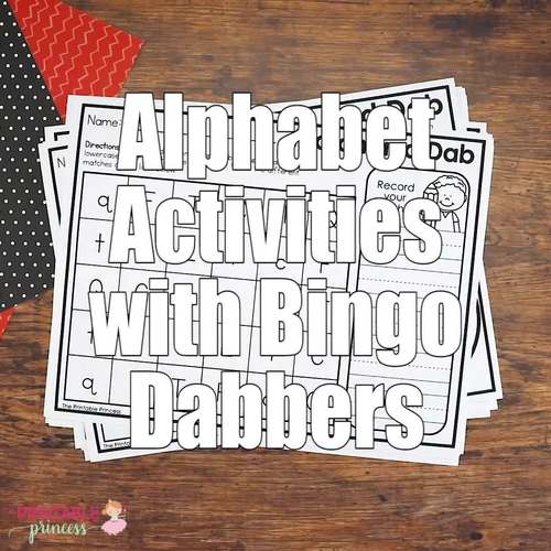 Alphabet Centers: Letter Recognition Uppercase and Lowercase | TPT