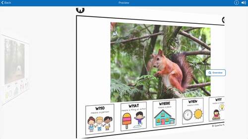 Camping Early Language Activities for Speech Language Therapy Boom Cards