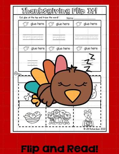 Thanksgiving ESL Writing Center A to Z Preschool Kindergarten First ...