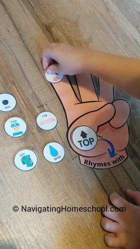 Preschool Kindergarten Rhyming Word Activity - Preschool Phonological ...