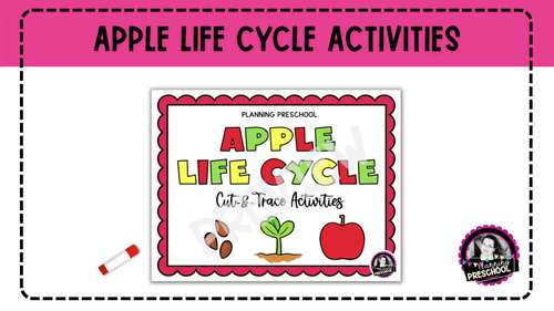 Life Cycle of an Apple Activities with Sequencing, Cut and Glue ...