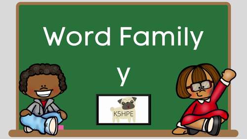 Word Family Y, Video and Slides, Phonics, Phonograms, Reading | TPT