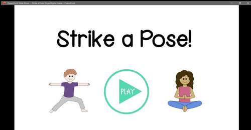 Yoga Pose Interactive Movement Game | Digital Version for Kids by A Pedi PT