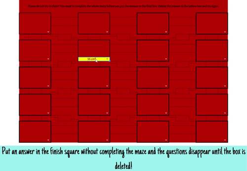Volume of Rectangular Prisms Self-Checking Digital Maze | TPT