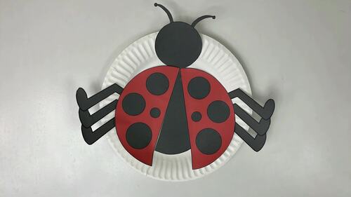 Ladybug Paper Plate Craft and Speech Therapy Lesson Plans with Visual ...