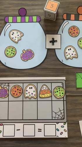 Halloween Math Centers | Kindergarten, Pre-K, Preschool by Wander and Grow