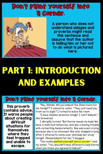 Adages and Proverbs PowerPoint Lesson by Deb Hanson | TPT