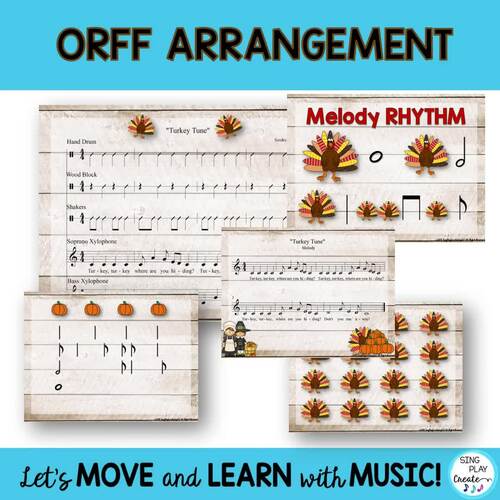 Thanksgiving Music Class Game Song: "Turkey, Turkey" Orff and Kodaly ...