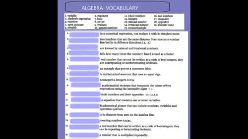 WRITING ALGBRAIC EQUATIONS; for Smart boards. by Smart Math Mart