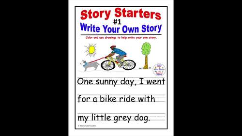Story Starters #1 for Writing Process Activities by ALBERTO GUTIERREZ