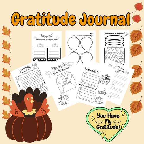 Daily Gratitude Journal | Gratitude Activities Writing | A Week of ...